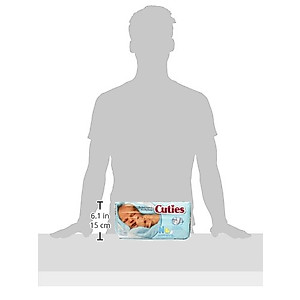 Cuties Baby Diapers, Newborn, 42 Count