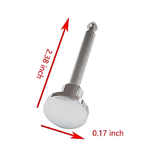 YHXiXi Bathtub Faucet Diverter Repair Kit, Includes 1 Diverter Stem, 1 Cup Seal and 1 Door, Bathroom Shower Bathtub Leak Faucet Repair Replacement Parts, Chrome Plated