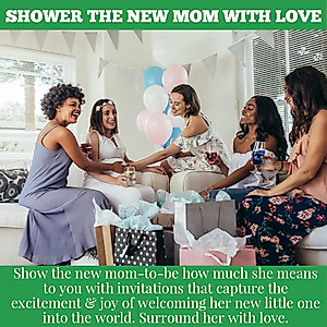 Amanda Creation O' Baby St. Patrick's Day Baby Shower Fill In Invitations set of 20 with envelopes