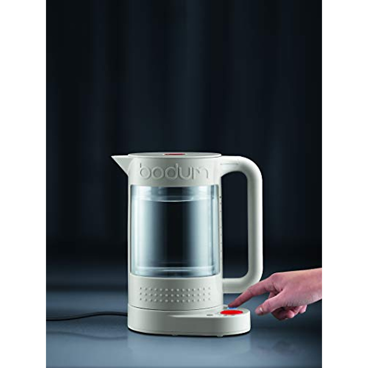 Bodum 11659-01US Bistro Electric water kettle, double wall with temperature control, 1.1 l, 37 oz, Black, 37 Ounce