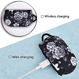 MOFREE for Galaxy Buds+ Plus Case Cover (2020) Full Protective Hard Case Compatible with Samsung Galaxy Earbuds Charging Case with Keychain Accessories(Not for Buds 2019)(No Need Adhesive)