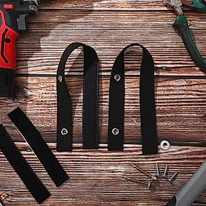 Oudain 6 Sets Anti Tip Furniture Straps Furniture Anchors Furniture Wall Anchor Straps for Pet Proofing 500 Pound Nylon Strap Furniture Anchor for Home Dresser, Shelves, Bookcase, TV