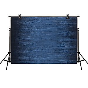 Harfirbe 7x5ft/2.2x1.5m Dark Blue Backdrops Abstract Headshots Backgrounds for Professional Photography Studio