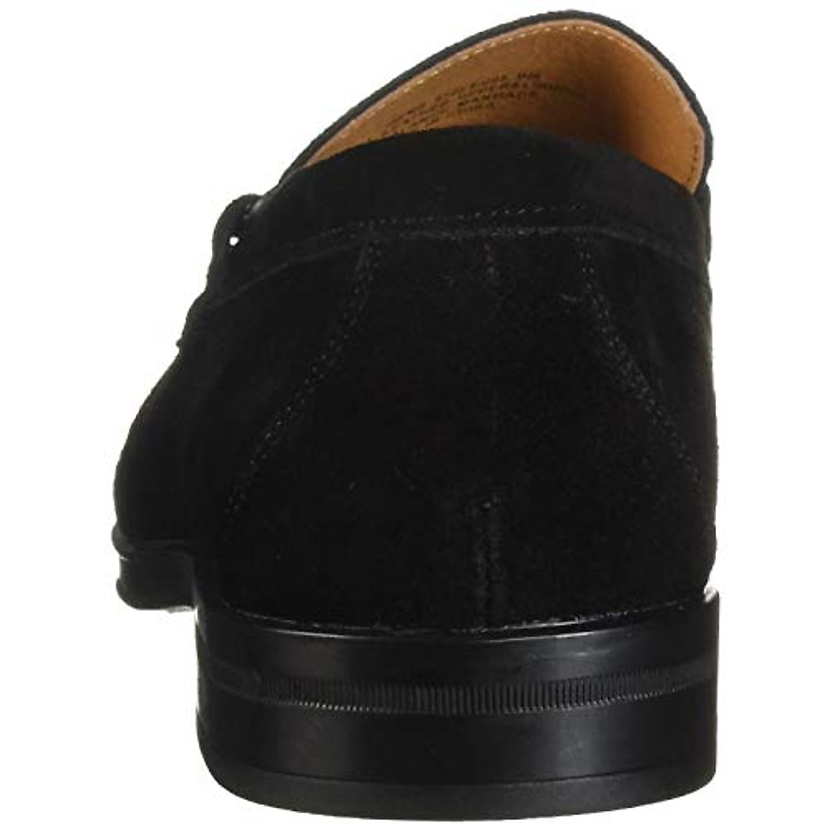 Stacy Adams Men's Neville Moc-Toe Slip-On Penny Loafer, Black Suede, 10 M US