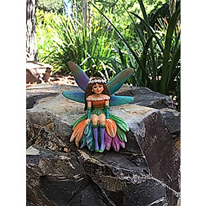 GlitZGlam Daisy The Gorgeous Miniature Fairy for Your Fairy Garden/Miniature Garden