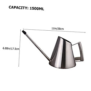 BUTIFULSIC Long Mouth Watering Can Iron Watering can Toddler Watering can Watering can for Outdoor Plants Garden Watering can Spout Watering Can Small Stainless Steel Spray Child Simple