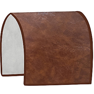 Ntomtuex Faux Leather Couch Arm Cover PU Armrest Slipcover Waterproof Armrest Covers for Sofa Recliner Chair Arm Protectors for Pets Set of 2 Brown