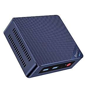 Beelink Mini S12 Pro Mini PC,12 Generation Intel N100 (Up to 3.4GHz) 4C/4T,Mini Computer 16GB DDR4 500GB PCle SSD,Micro PC 4K,Dual Display,WiFi6,BT4.2,LAN 1000Mbps,Low Power Mini Desktop Computer