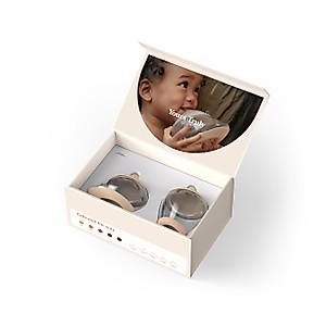 Emulait Baby Bottle Starter Kit Includes 2 Bottles 2 Nipples 2 Caps 2 Lids 3 Flow System Cleaning Brush