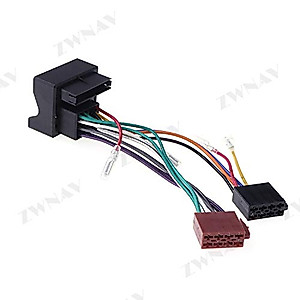 ZWNAV ISO Car Radio Wire Cable Wiring Harness Stereo Adapter Connector Adaptor Plug Power and Loudspeaker Fit for Ford 2003+ (Select Models)