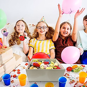 40 PCS Cute Mini Fruit Plush Toys Colorful Stuffed Fruits Soft Orange Peach Stuffed Doll for for Party Favors Keychain Ornament for Goody Bag Easter Egg Stuffers Carnival Birthday Party 20 Styles