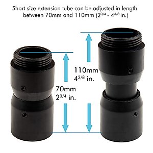 Flight Stick Grip Extension Kit Configuration #7 Compatible with Thrustmaster Warthog, F-16C Viper HOTAS, F/A 18, VirPil, WinWing and Moza AB9 Flight Sticks And Bases