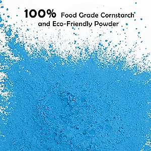 Gender Reveal Powder Cannon Poppers,YESHOW Blue Smoke Baby Boy for Gender Reveal Party Supplies Decorations(2 Pack)