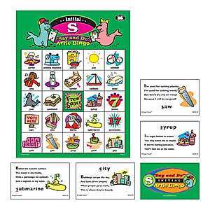 Say and Do Artic Bingo Sound Game Letter “S” - Super Duper Educational Learning Toy for Kids