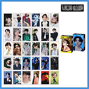 8 Pack/240 Pcs BTS Merchandise Lomo Card KPOP Photocards Butter Greeting Card with Postcards Box