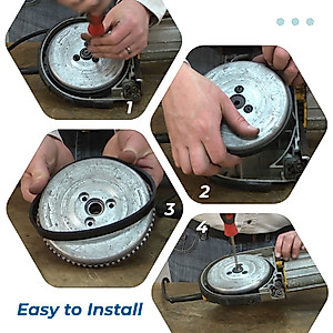 45-69-0010 Blade Pulley Tire Replacement for Milwaukee Band Saws Deep Cut 6230 6232-6 6225 6232 6227-2 Pack