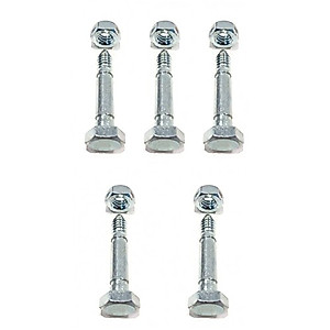 The ROP Shop (5) Shear PINS & Bolts for Ariens 532005 53200500 Snow Blower Snowblower Thrower