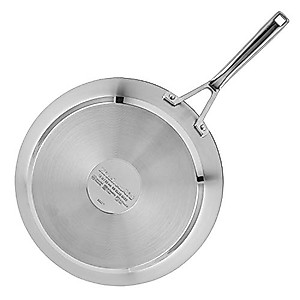 KitchenAid 3-Ply Base Brushed Stainless Steel Nonstick Fry Pan/Skillet, 12 Inch