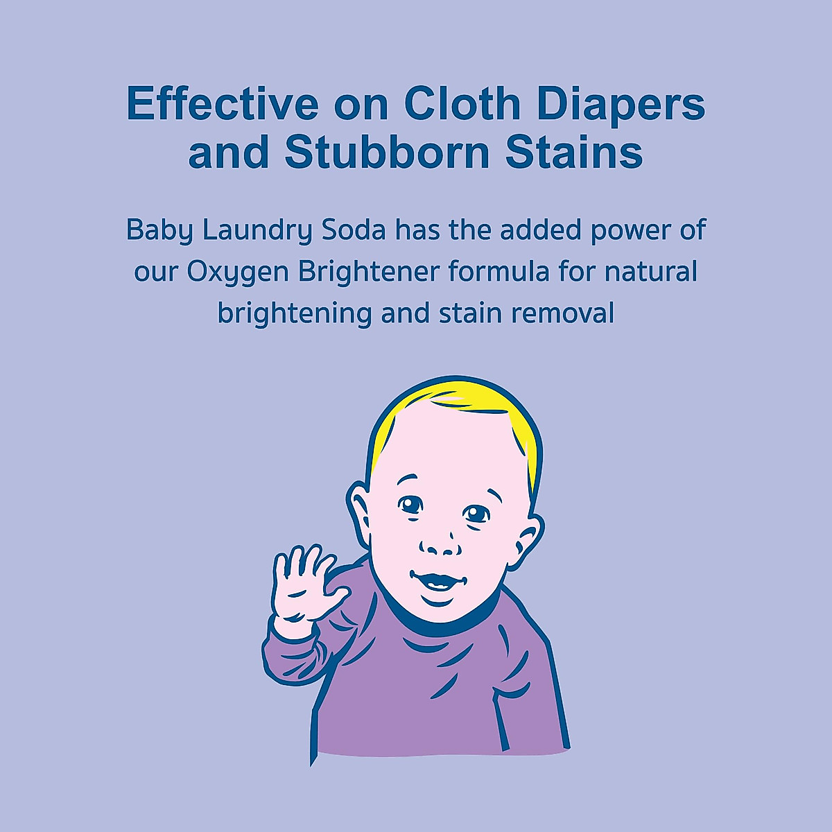 Nellie's Natural Baby Powder Laundry Detergent Tin - 80 Loads - Safe For Infants Sensitive Skin - Fragrance-Free and Hypoallergenic - 2.2 Pounds