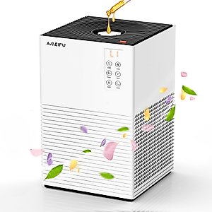 Air Purifier for Home Up to 1200 Sq Ft, Air Cleaner with H13 Filter, Air Quality Sensor, 4 Timers, 3 Speeds Fan, Quite Air Purifier for Dust, Pet Hair, Pollen