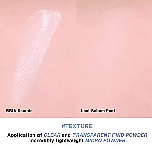 BBIA Last Sebum Pact - Sebum Control Pressed Powder Pact with Mirror & Puff, Pore Blur Pact, Sebum and Oil Absorption, Makeup Fixing & Setting, Powdery Matte Finish Compact Powder, Vegan, K-Beauty