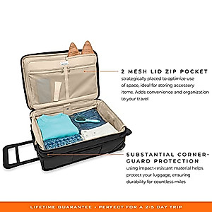 Briggs & Riley Uprights, Black, 22-inch Baseline Essential Carry-On