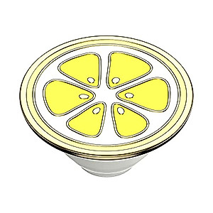 ​​​​PopSockets Phone Grip with Expanding Kickstand, PopSockets for Phone - Enamel Lemon Slice