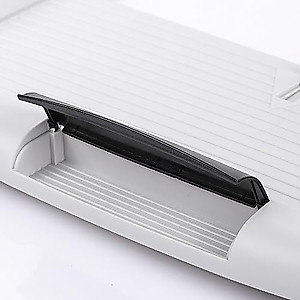 Keyboard Drawer Tray Under Desk w/Rotatable Mouse Platform Steel Smooth Sliders, White & Blue