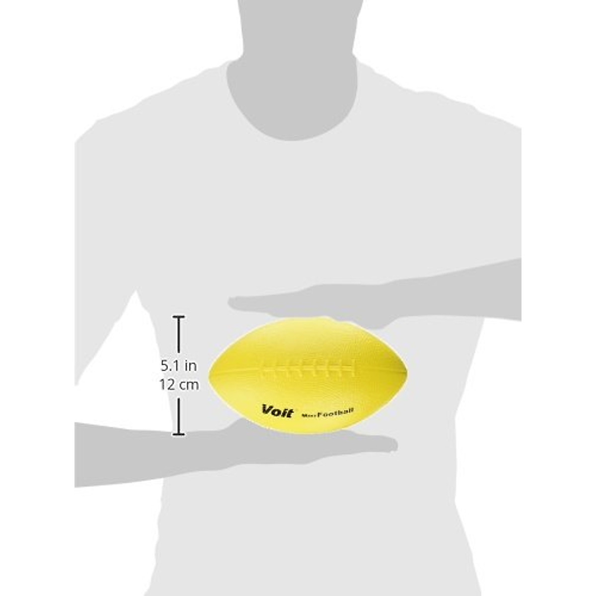 Voit Tuff Foam 8 1/2" Football - Yellow