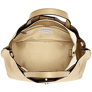 Legato Largo LH-P0002 Women's 2-Way Tote Bag, Shoulder Bag, Lightweight, A5, Beige