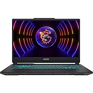 MSI Cyborg 15 A12VF 2023 Gaming Laptop 15.6" FHD IPS 144Hz 10-Core 12th Intel i7-12650H 32GB DDR5 2TB SSD NVIDIA GeForce RTX 4060 8GB GDDR6 Wi-Fi 6 Backlit Keyboard Windows 11 Home w/ONT 32GB USB