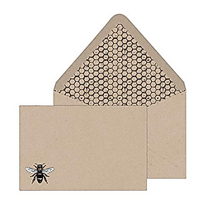 Southworth Notecard Set with Lined Envelopes, 4” x 6”, Farmhouse Chic 6-Card Assortment, 96 Count (91655)