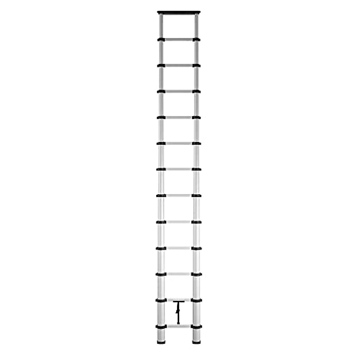 COSCO SmartClose Telescoping Aluminum Ladder with top Cap (300-lb Capacity, 12.5 ft. Ladder with 16 Ft. Max Reach)