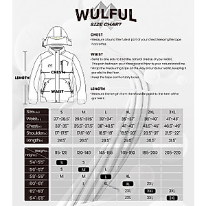 WULFUL Women’s Waterproof Snow Ski Jacket Mountain Windproof Winter Coat with Detachable Hood