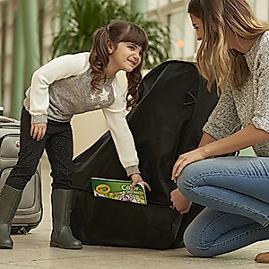 Evenflo Car Seat Travel Bag & Storage Bag, Universal Fits All Car Seats, Black