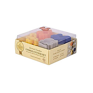Mrs. Anderson’s Baking Animal Cracker Cookie Cutters, BPA Free, Set of 4