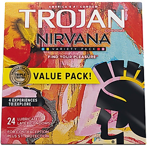 Trojan Nirvana Collection Variety Pack Condoms - 24 count