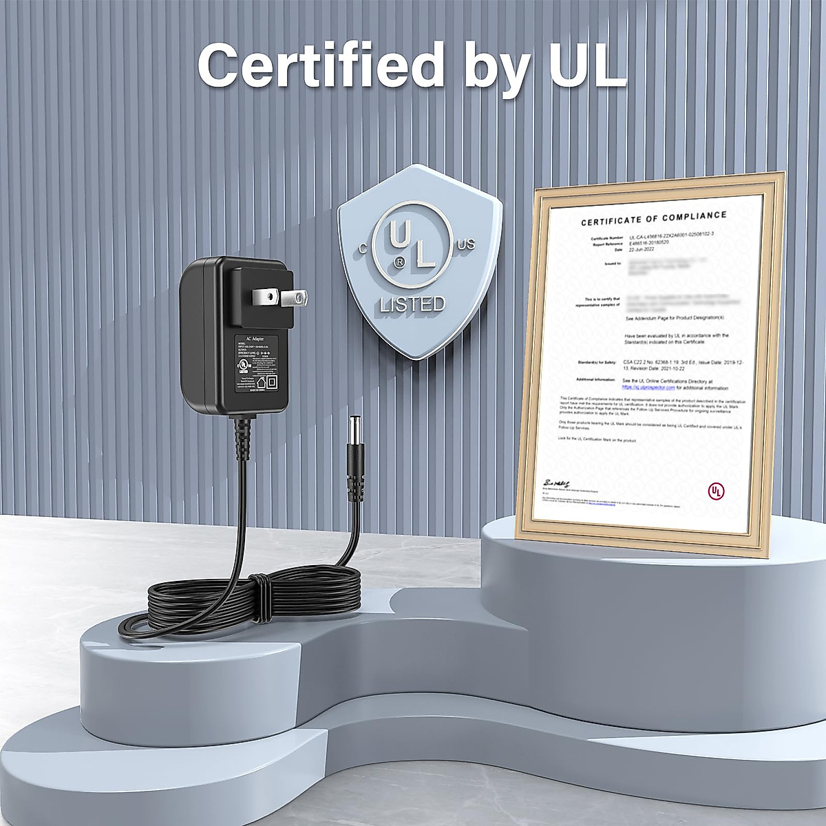 UL Listed Power Cord for Pure Wave CM-05 CM-07 Charger for PADO CM7 CM5 Dual Motor Massager AC/DC Adapter Compatible with CM05 CM07 Series Adaptor