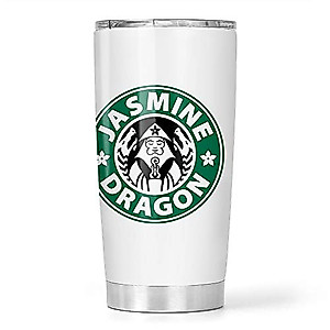 The Jasmine Dragon Stainless Steel Tumbler 20oz Travel Mug