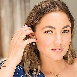 Honeycat Petite T-Bar Bar in Gold, Rose Gold, or Silver | Minimalist, Delicate Jewelry (Gold, 7)