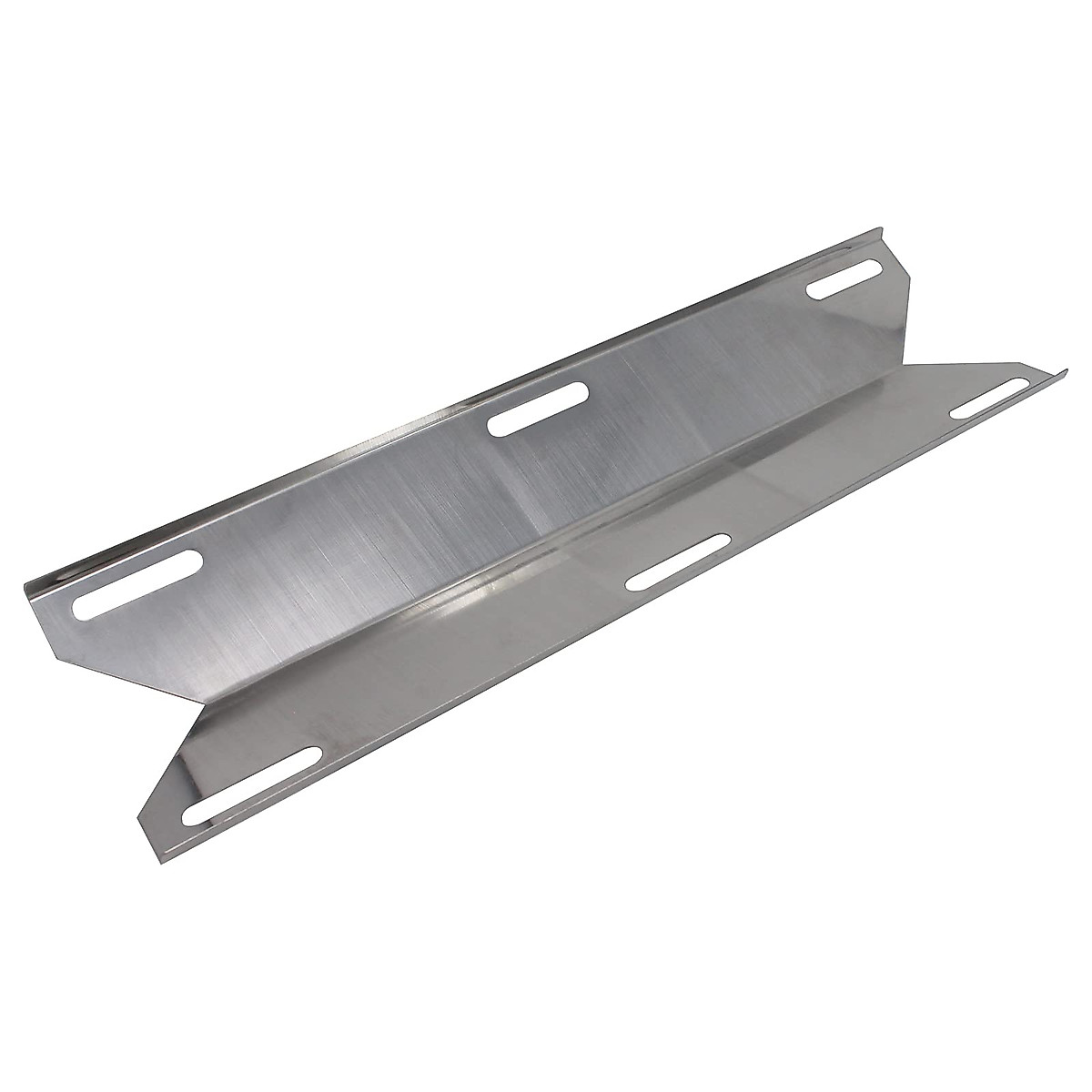 BBQ Grill Heat Shield Plate Tent Replacement Parts for Kirkland 720-0432 - Compatible Barbeque Stainless Steel Flame Tamer, Guard, Deflector, Flavorizer Bar, Vaporizer Bar, Burner Cover 15"