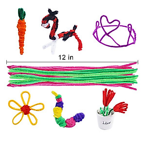 Pipe Cleaners,1600 Pieces Pipe Cleaners Crafts Pipe Cleaners Craft Supplies in 32 Colors Chenille Stems for Home and School DIY Art Crafts (0.23 x 11.8 Inches)