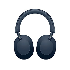 Sony WH-1000XM5 The Best Wireless Noise Canceling Headphones with Auto Noise Canceling Optimizer, Crystal Clear Hands-Free Calling, and Alexa Voice Control, Midnight Blue