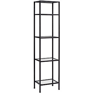 Crosley Furniture Aimee Narrow Etagere Bookcase, Oil-Rubbed Bronze