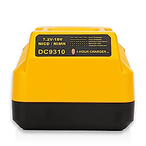 energup DC9310 Fast Battery Charger for Dewalt 7.2V-18V XRP NI-CD NI-MH Battery DC9096 DC9098 DC9099 DC9091 DC9071 DE9057 DW9096 DW9094 DW9072