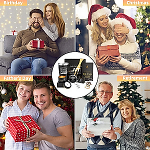 Tnvee Gifts for Men, Birthday Gifts Basket for Man Dad Husband Boyfriend - Happy Birthday, Fathers Day, Valentines, Anniversary Present