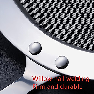 Skimmer Spoon, Stainless Steel Spider Strainer Skimmer Spoon Grease Fine Mesh Strainer Skimmer Spoons for Cooking Frying Skimming Grease, Foam and Gravy