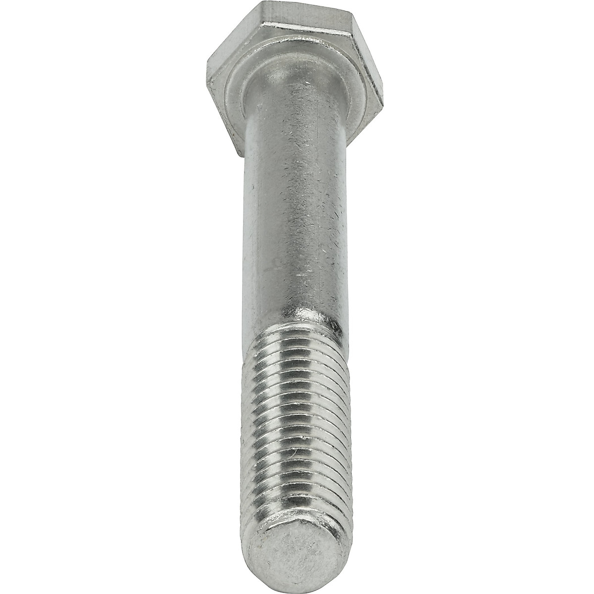 1/4-20 x 6" Hex Head Cap Screw Bolts, External Hex Drive, Stainless Steel 304, Partially Threaded, Stainless Steel, Quantity 10 by Fastenere