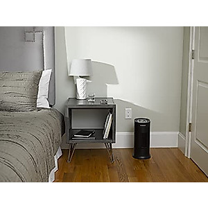 Honeywell AllergenPlus HEPA Tower Air Purifier, Airborne Allergen Reducer for Small Rooms (75 sq ft), Black - Wildlfire/Smoke, Pollen, Pet Dander, and Dust Air Purifier, HPA060