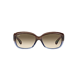 Ray-Ban RB4101 Jackie Ohh Sunglasses + Vision Group Accessories Bundle, womens (Brown Gradient Lilac/Light Brown Gradient Brown (860/51)